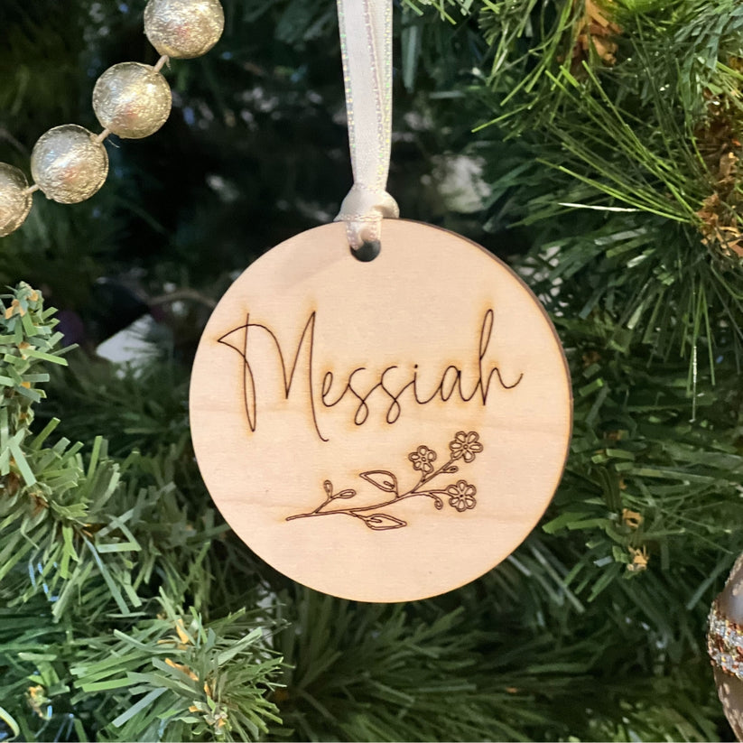 Names Of Christ Christmas Ornaments – Mountain Grove Timber